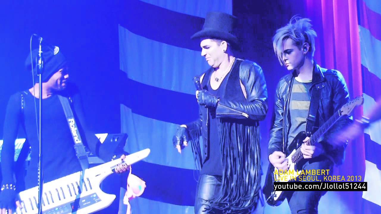 Adam Lambert - Shady (LIVE in Seoul, Korea 2013.02.17) - YouTube