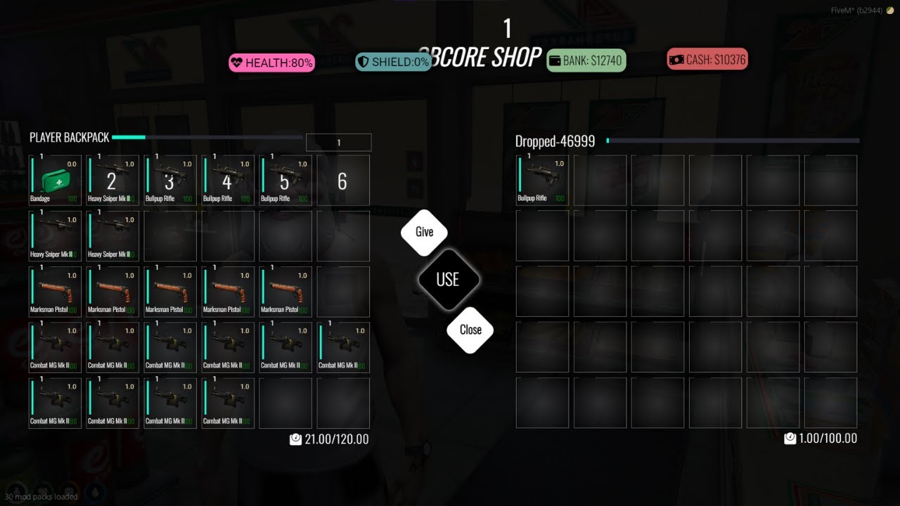 Qb-inventory Inspired by GTA Online | QBCore Script - YouTube