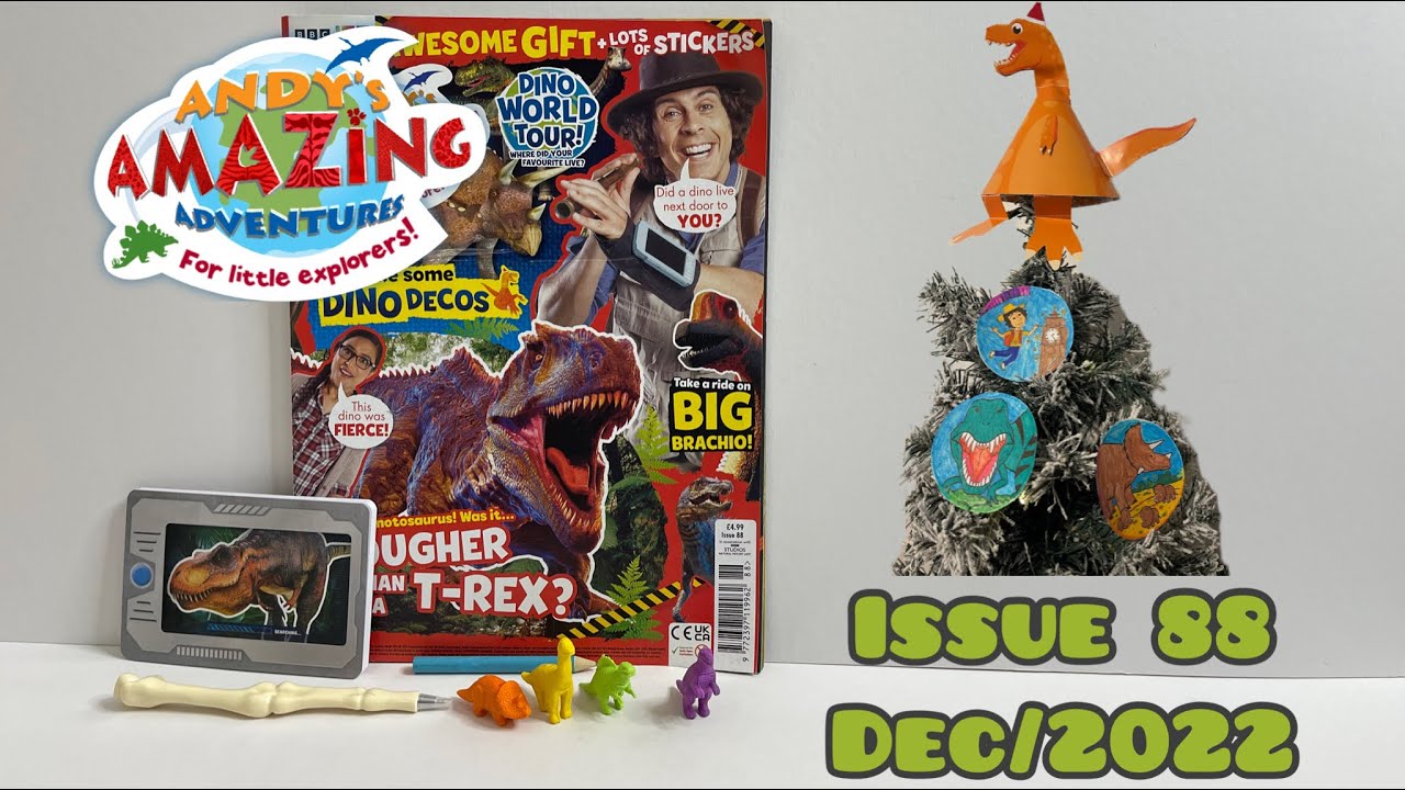 Andy’s amazing adventures magazine, issue 88, Dec/2022, with Dino ...