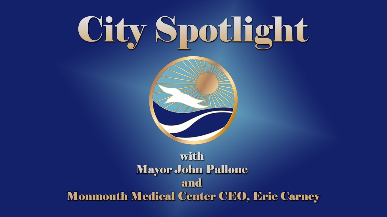 Mayor John Pallone talks with Eric Carney, President & CEO of Monmouth ...