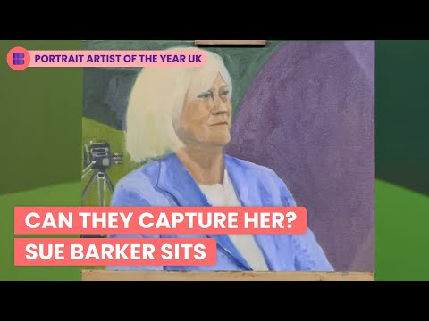 Sue Barker Sits for Portrait Artist Semi Final