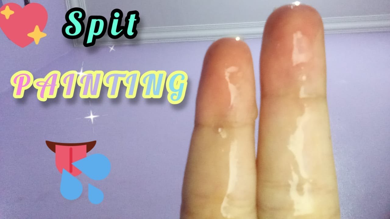 ASMR Spit Painting Your Face For 1 Minute 💦👅 - YouTube