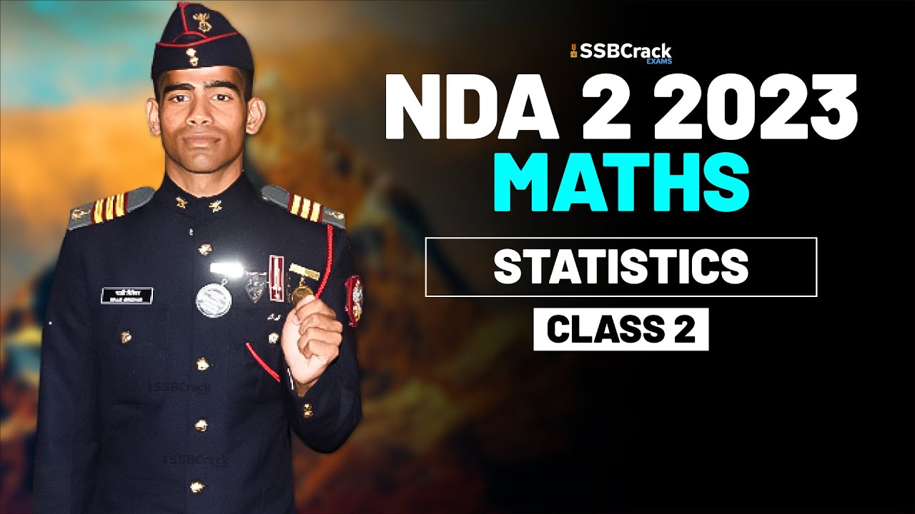 NDA 2 2023 Exam Maths Live - Statistics - Class 2 - YouTube