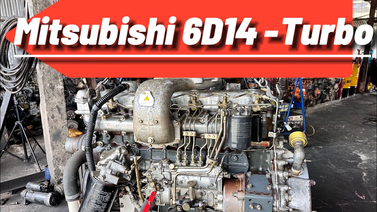 Bán Động Cơ Mitsubishi 6D14 Turbo | Máy trong thùng phát điện tháo ra ...