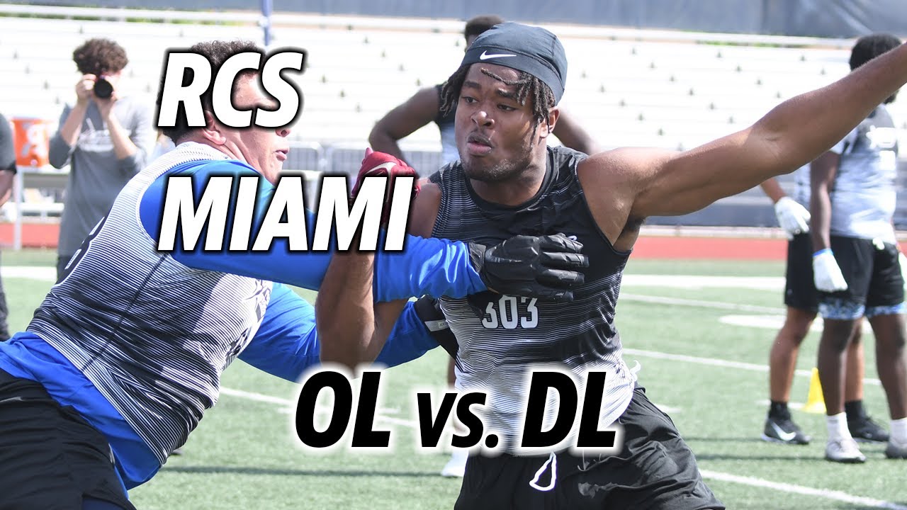 RCS Miami: OL vs. DL part two - YouTube