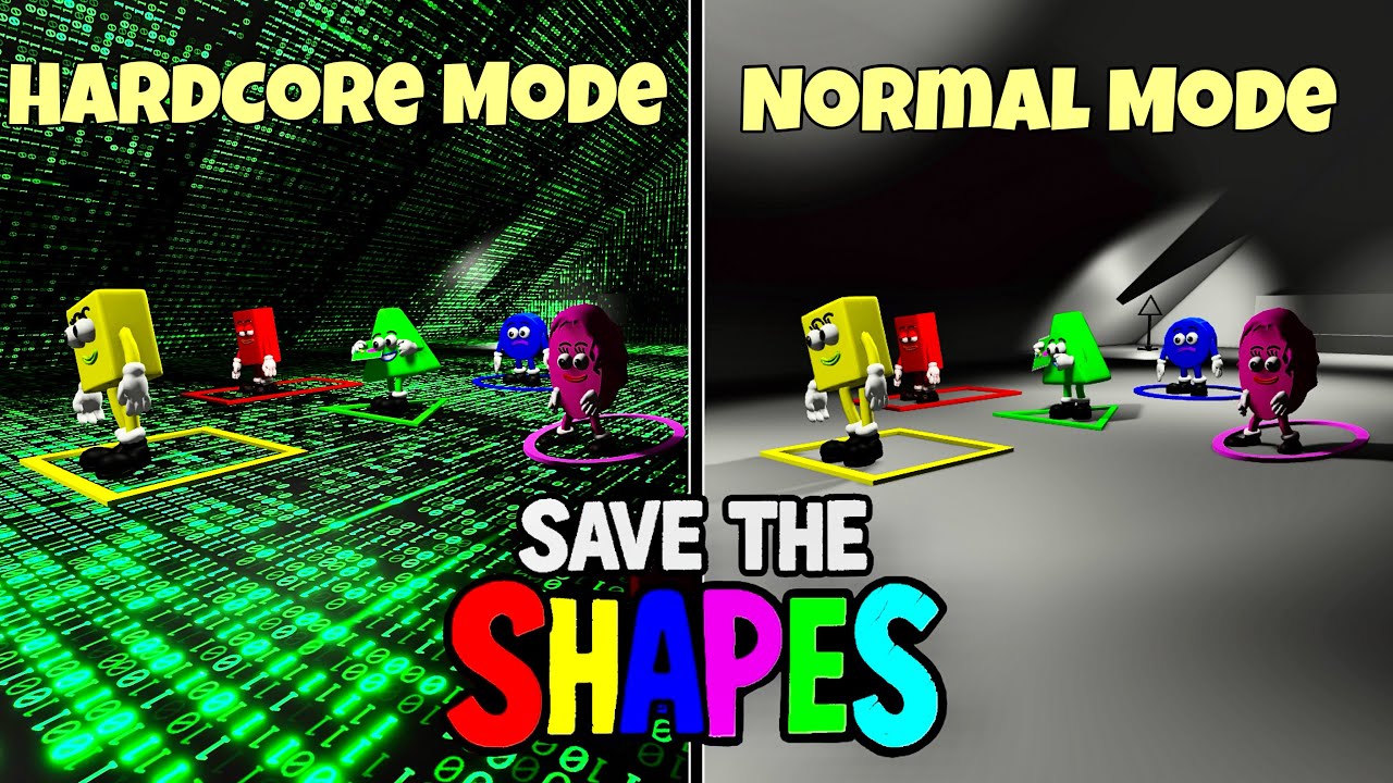 Save The Shapes in ROBLOX (Update) - HACKER & HARDCORE Modes (Roblox ...