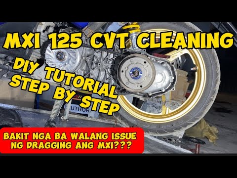 CVT CLEANING | Mxi 125 tutorial step by step - YouTube