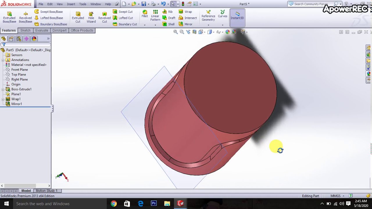 Solidworks (WRAP Feature) - Redesign Engineering - YouTube