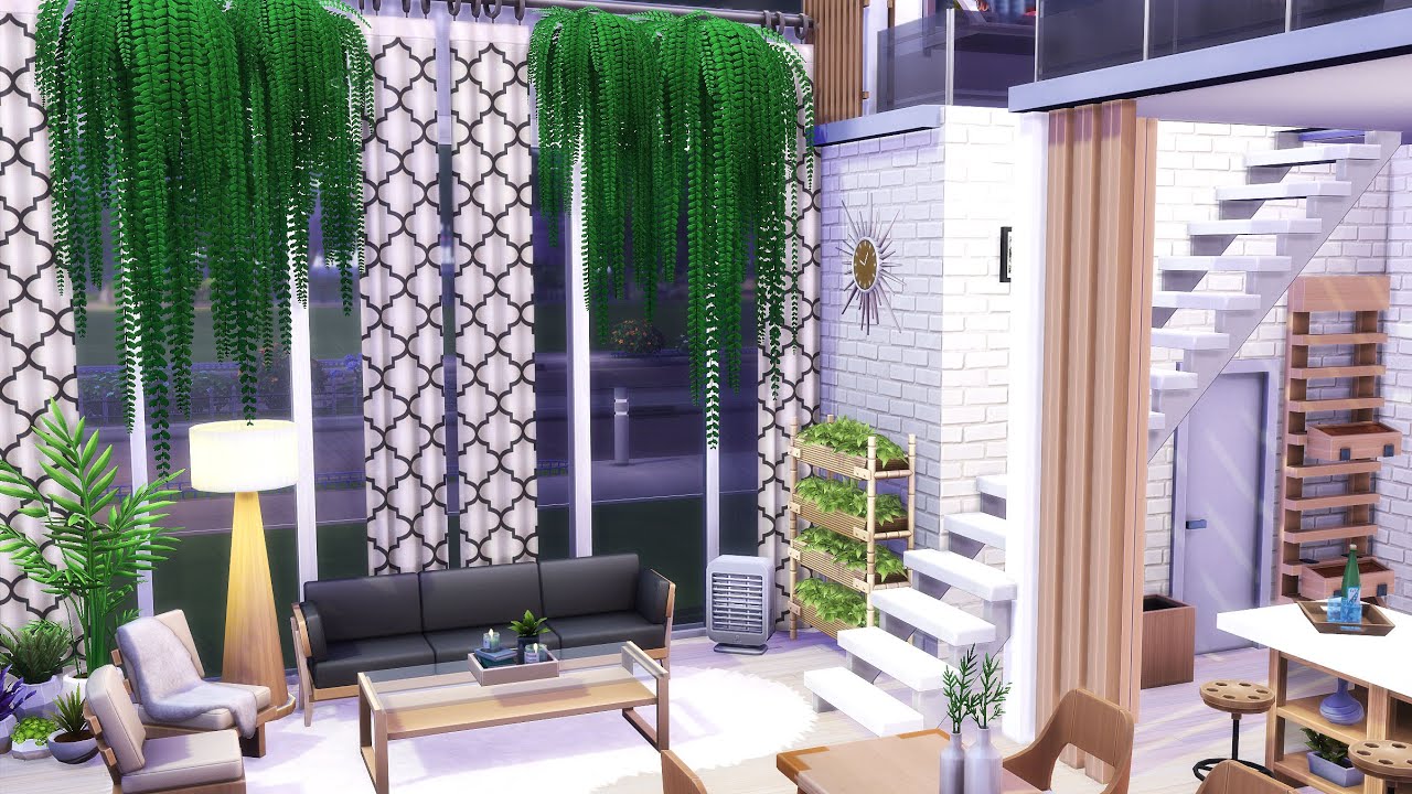 Lofty Loft | Sims 4 Stop Motion - YouTube