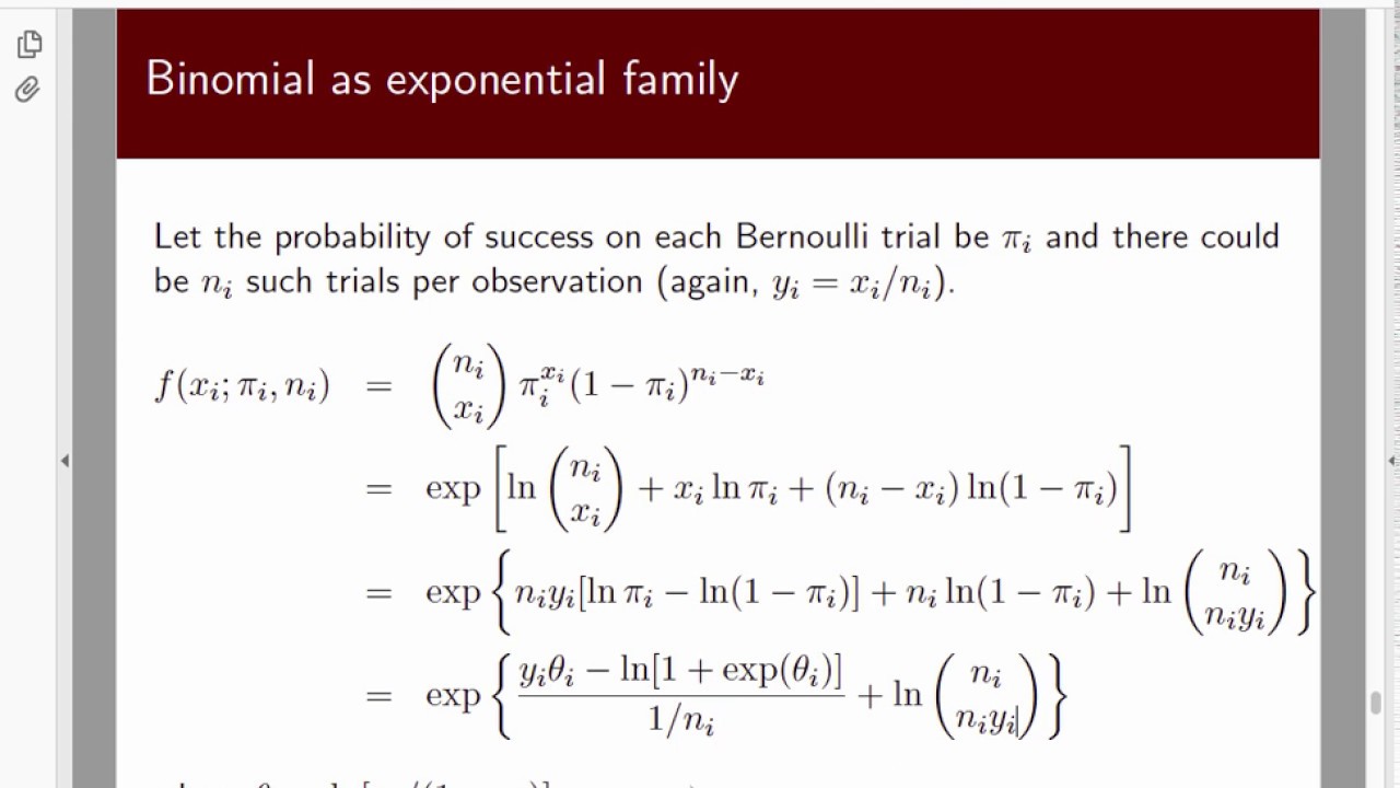 09 Exponential Family YouTube 09 Exponential Family YouTube