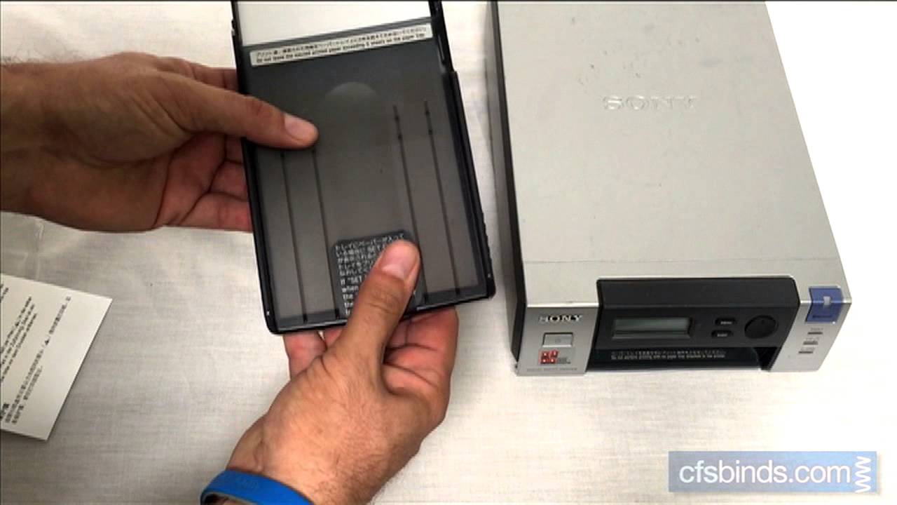 Sony UPC-X46 Print Media Now Available - YouTube