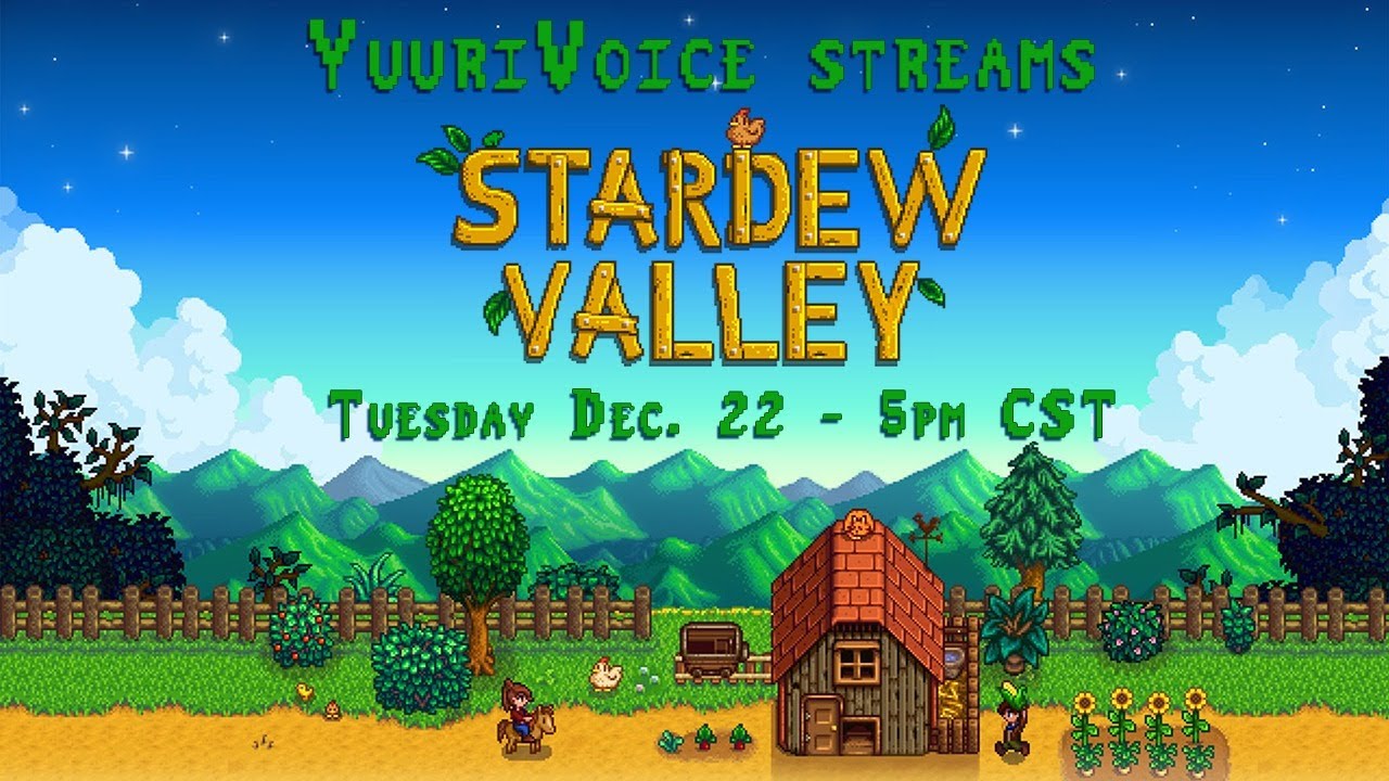 YuuriVoice Plays Stardew Valley [Seth's Farm] [Holiday Hype!] - YouTube