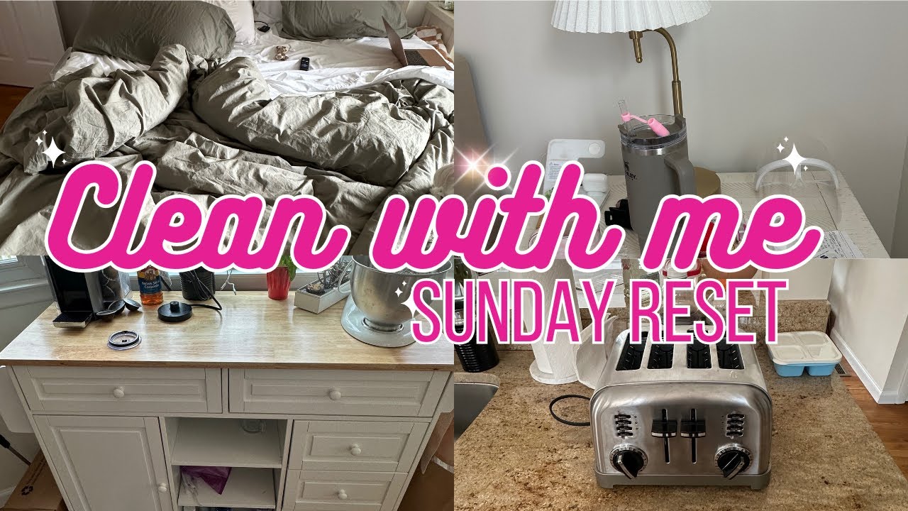 **NEW CLEAN WITH ME SUNDAY RESET!!! - YouTube