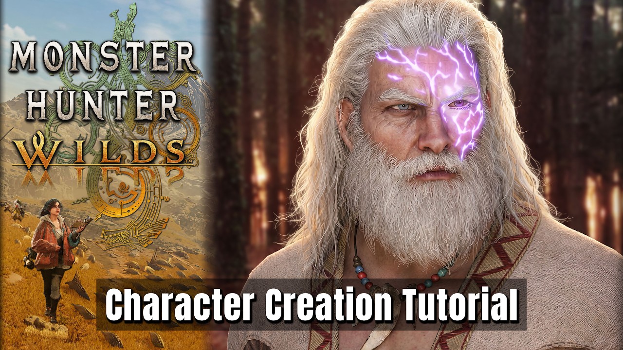 Get BLOODLUST ZEUS in MONSTER HUNTER WILDS - Male Character Creation Tutorial - YouTube