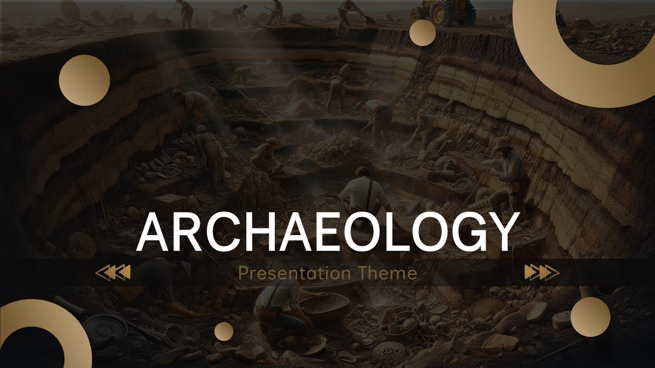 Archaeology Theme Animated PowerPoint Slides - YouTube
