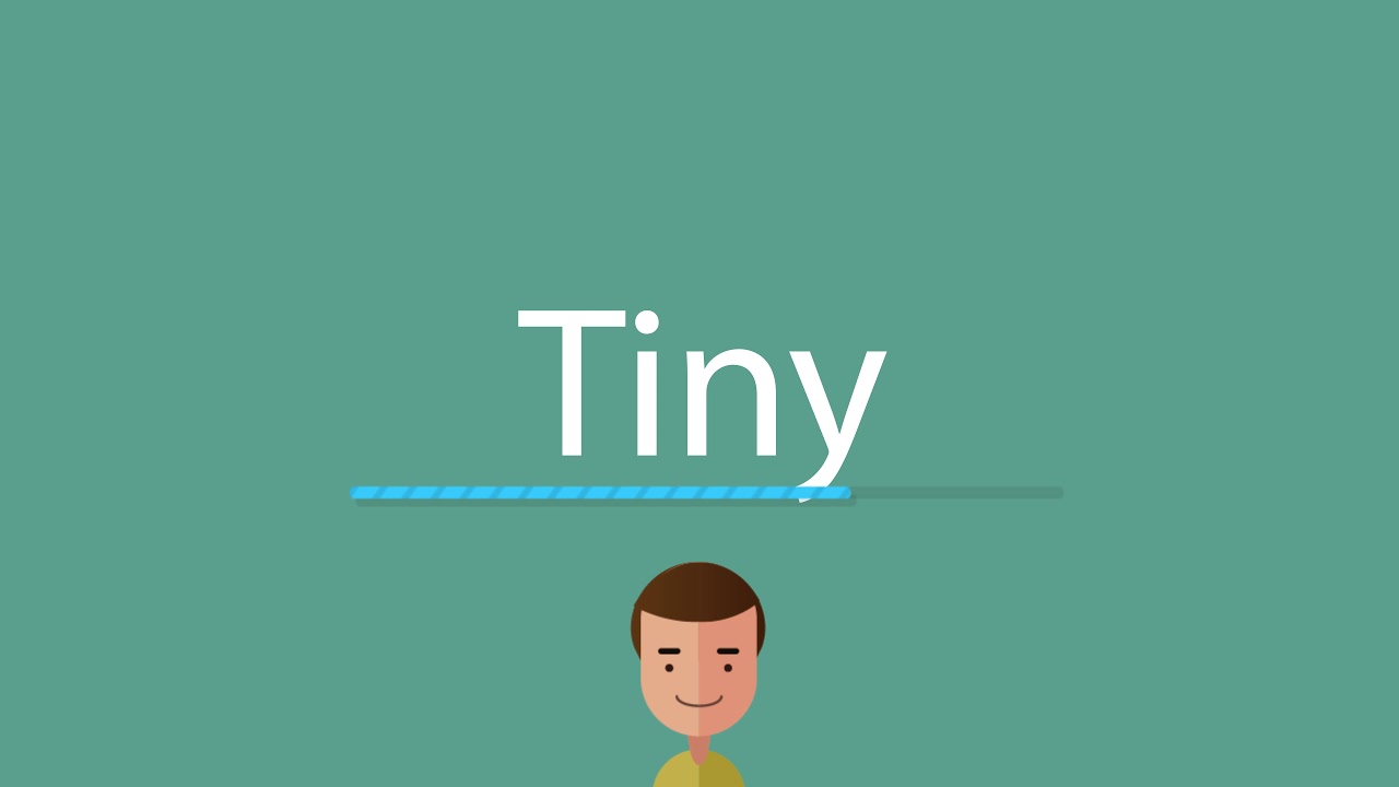 How to pronounce Tiny - YouTube