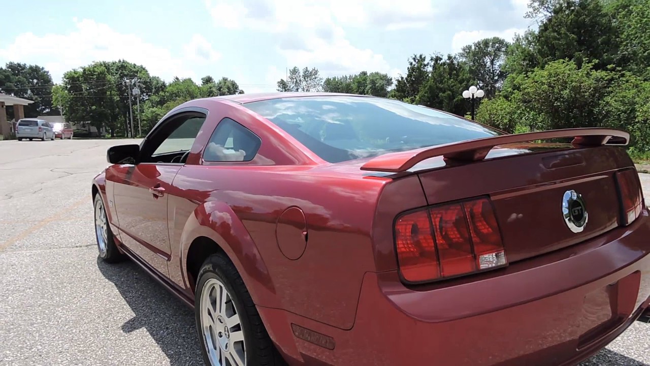 2006 Ford Mustang GT Red For sale at www coyoteclassics com - YouTube