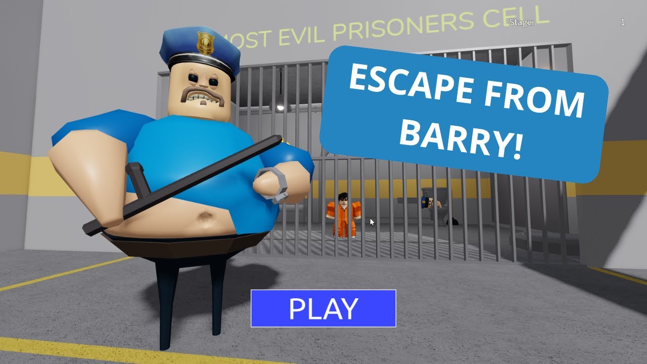 Escaping from a BARRY'S PRISON RUN! And BECAME a BARRY COP - YouTube