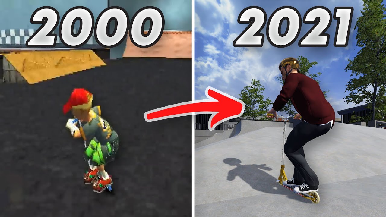 The EVOLUTION of SCOOTER Games Over The Years - YouTube