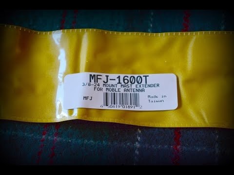 MFJ 1600T Ham Stick Mast Extender - YouTube