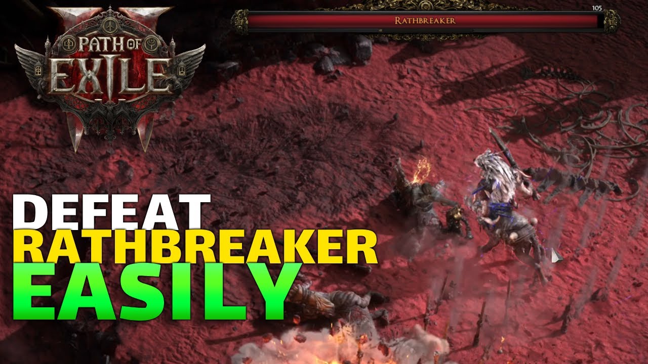 How To Beat Rathbreaker Easily In Path Of Exile 2 Act 2 - YouTube