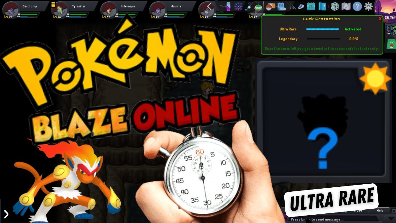 Ultra Rare Pokemon Spawn Rate? | Pokemon Blaze Online - YouTube