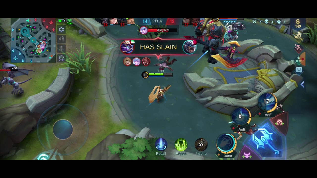 mobile legend lyla bang bang lyla - YouTube