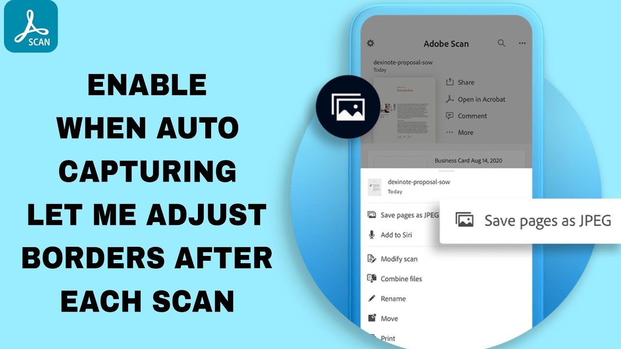 How To Enable When Auto Capturing Let Me Adjust Borders After Each Scan How To Enable When Auto Capturing Let Me Adjust Borders After Each Scan