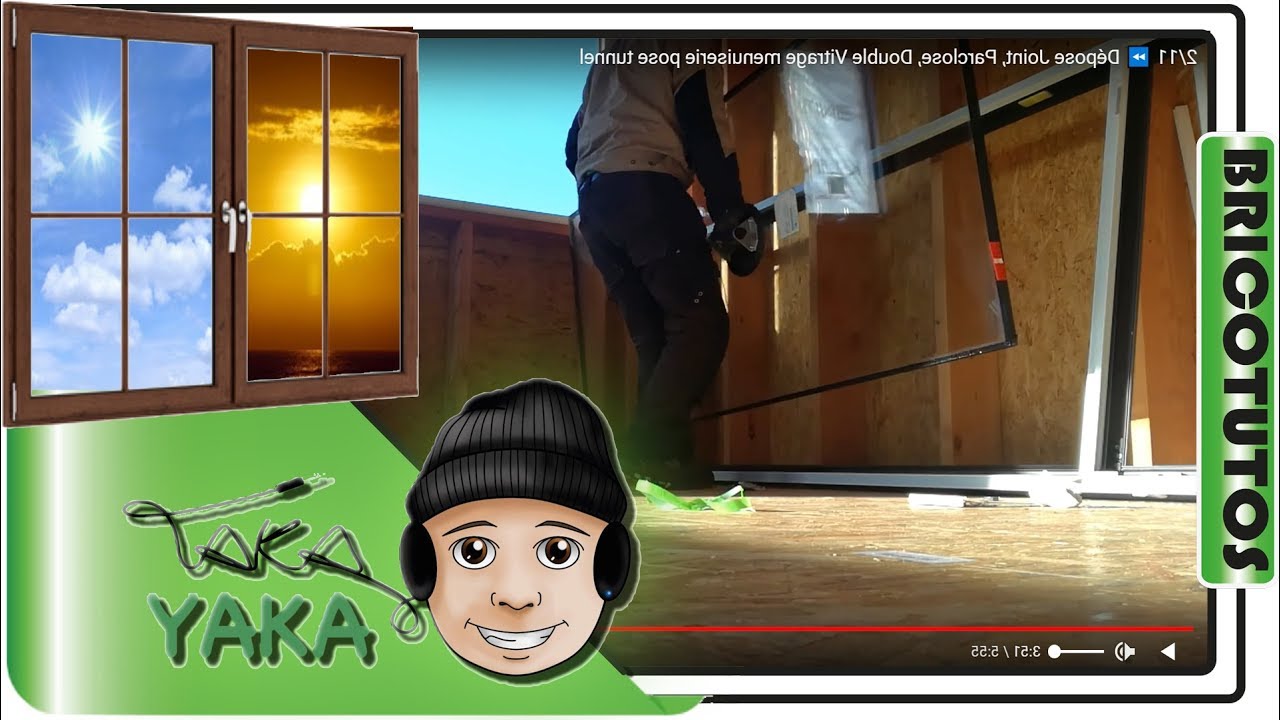 2/10 ⏩ Dépose Joint, Parclose, Double Vitrage menuiserie pose tunnel ...