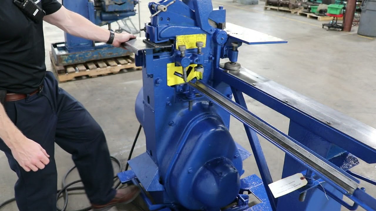 Wysong 100 Mechanical Ironworker - YouTube