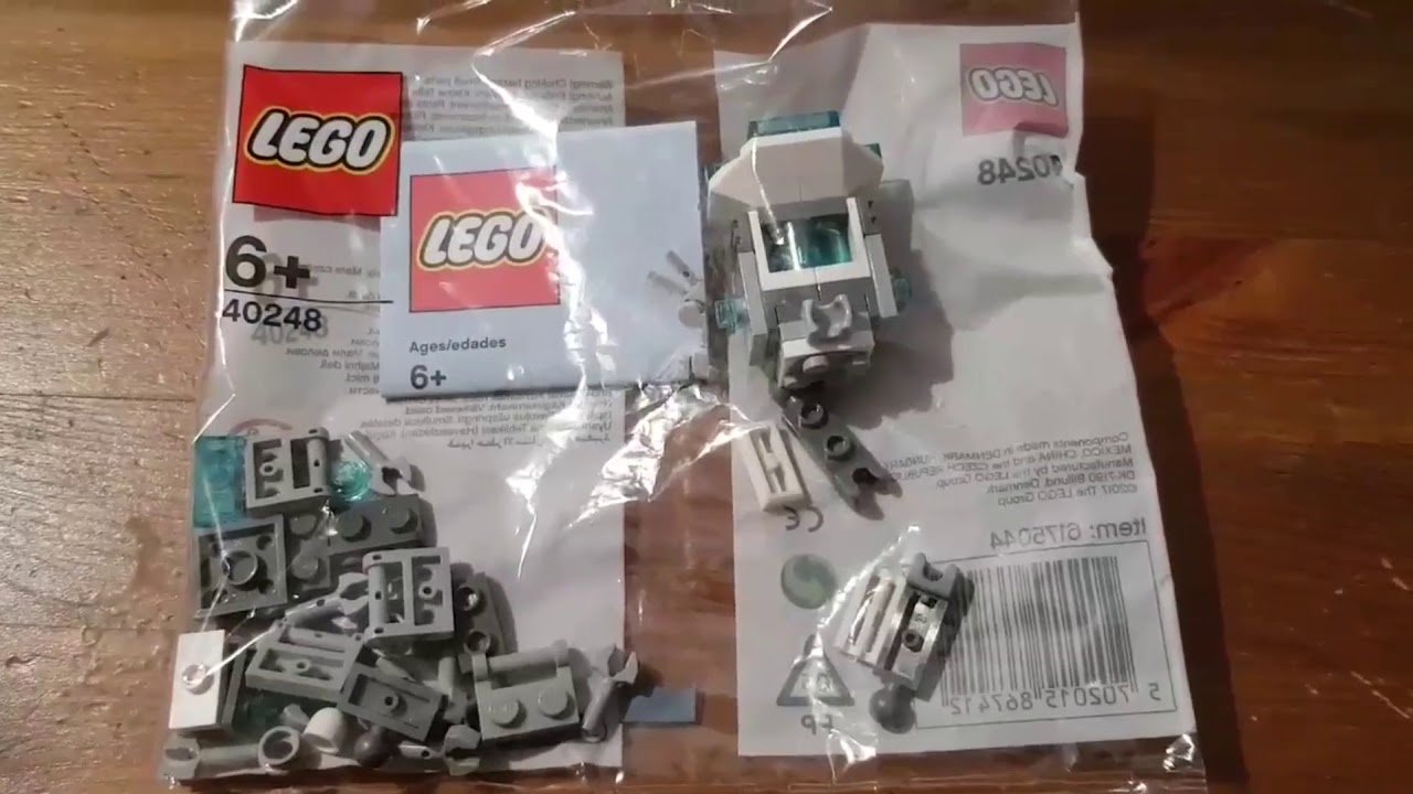 Lego (40248) builds directly in the bag. - YouTube