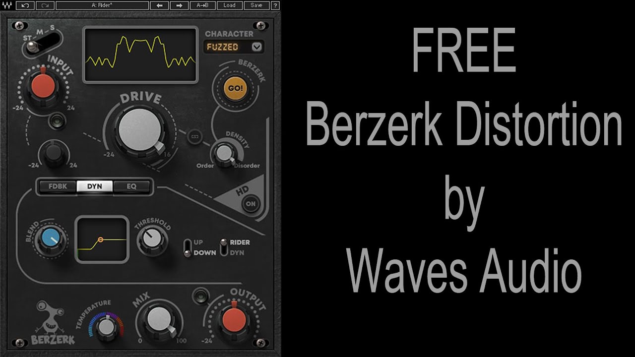 LIMITED TIME FREE Berzerk Distortion by Waves Audio - YouTube
