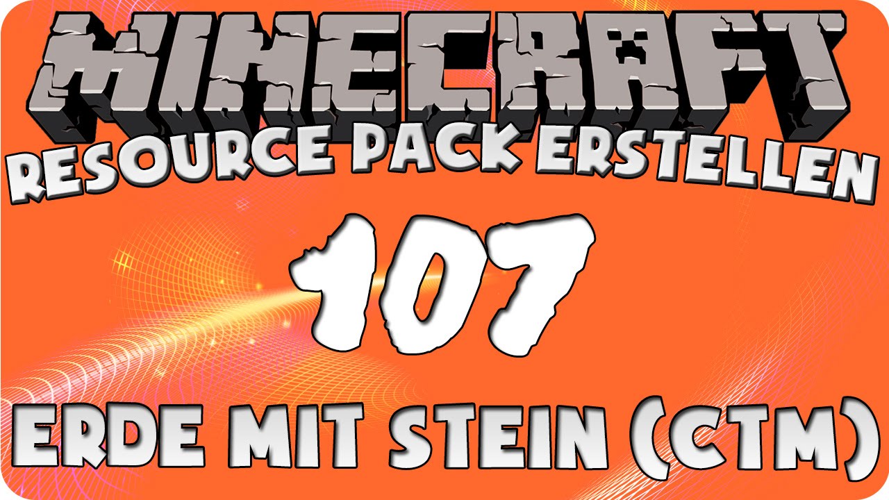 Minecraft Resource Pack erstellen #107 - Erde mit Stein (Connected ...