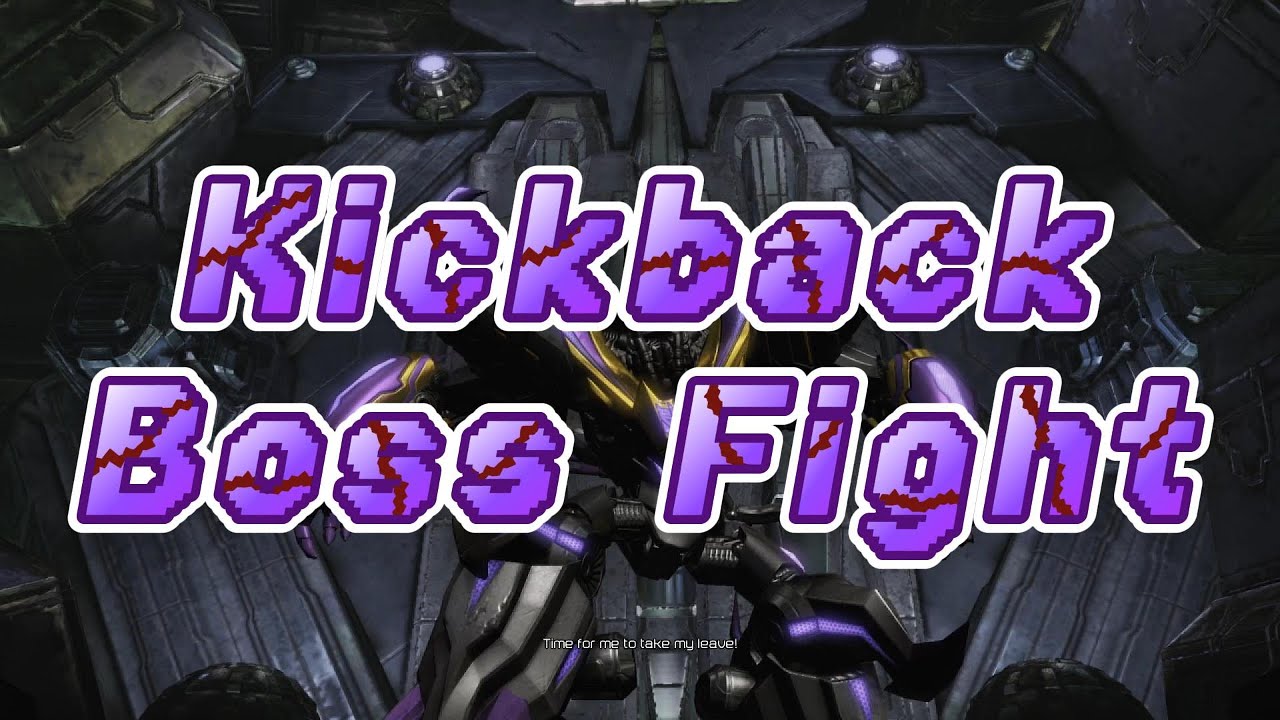 Kickback Boss Fight | TRANSFORMERS: FALL OF CYBERTRON (PC) - YouTube