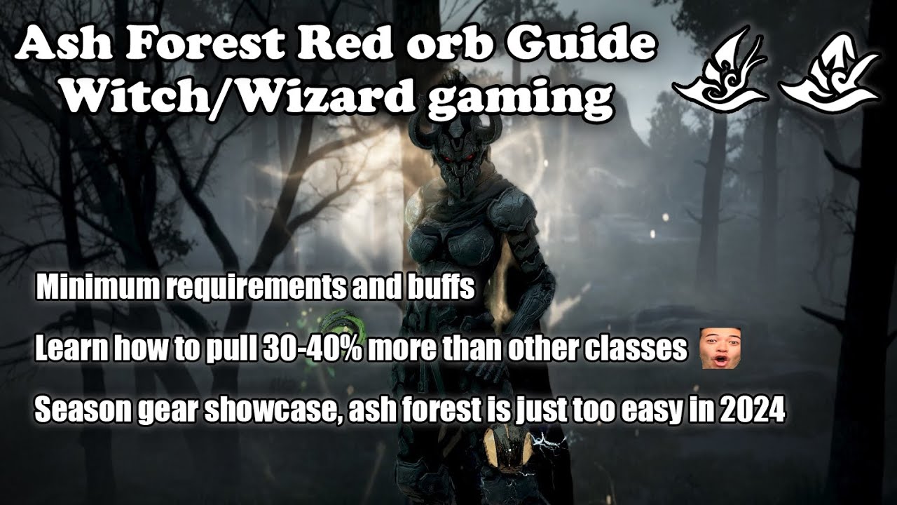 BDO | Ash Forest Guide - Witch/Wizard Red Orb mech explained - YouTube