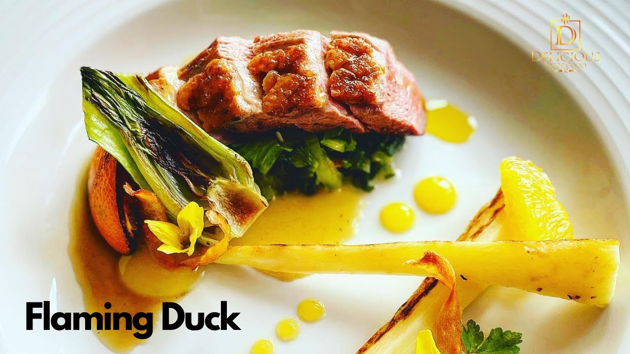 Flaming Duck Recipe | How To Make - YouTube