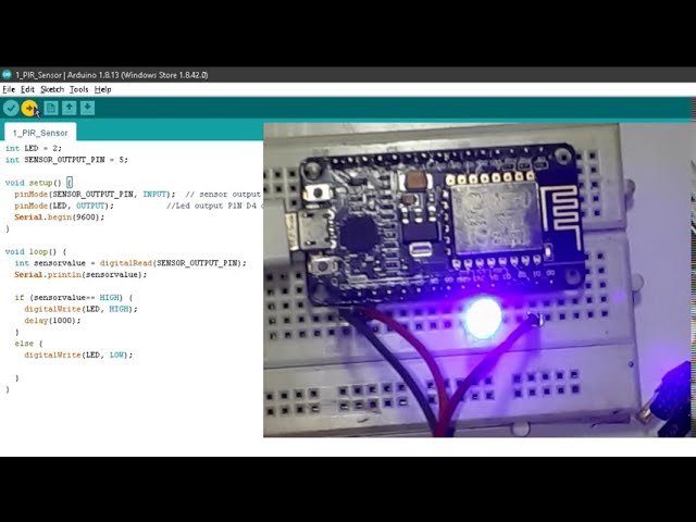 Node MCU ESP8266 Interface With PIR Motion Sensor Circuit, 48% OFF Node MCU ESP8266 Interface With PIR Motion Sensor Circuit, 48% OFF
