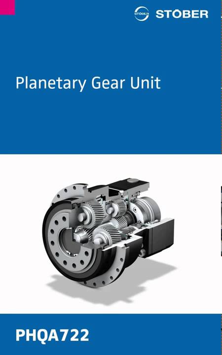 Stöber PHQA Planetary Gear Unit - YouTube