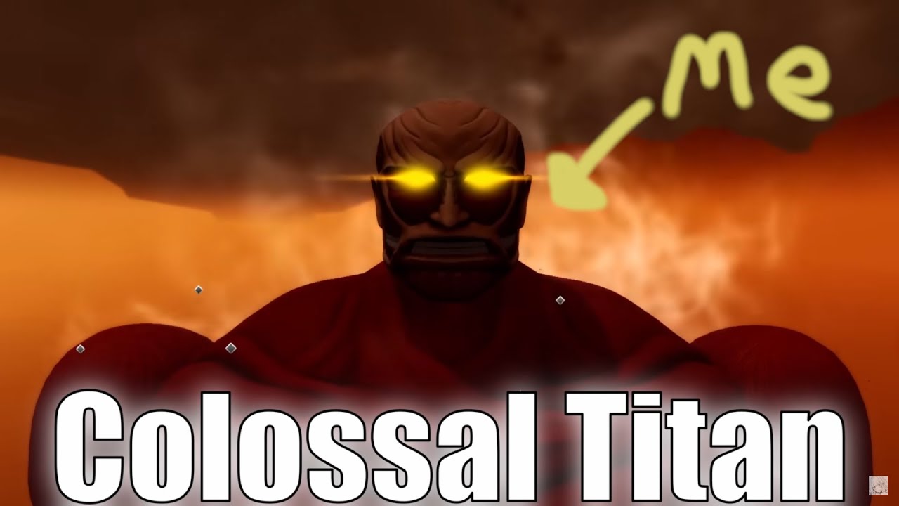 My first step into being the best Colossal Titan user in AOTR - YouTube