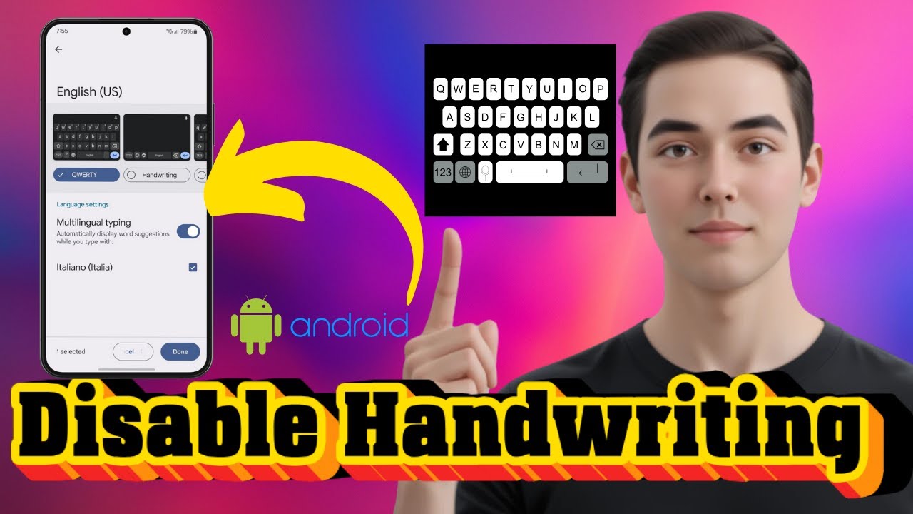 How To Remove Handwriting Keyboard - Full Guide - YouTube