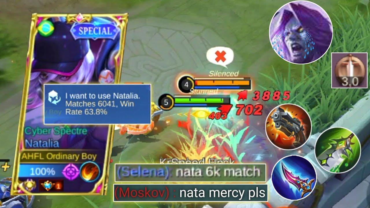 THIS NATALIA ONE SHOT BUILD WILL MAKE YOU A BEAST | Top Global Natalia ...