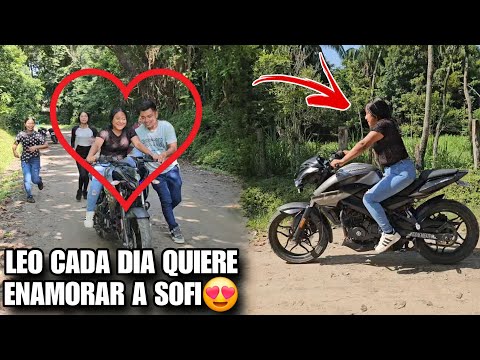 LEO Bien Enamorado De SOFI Le Enseña A Manejar Moto Esto Lo Tiene Que Ver Manuela Lo Mas Rapido😱😍
