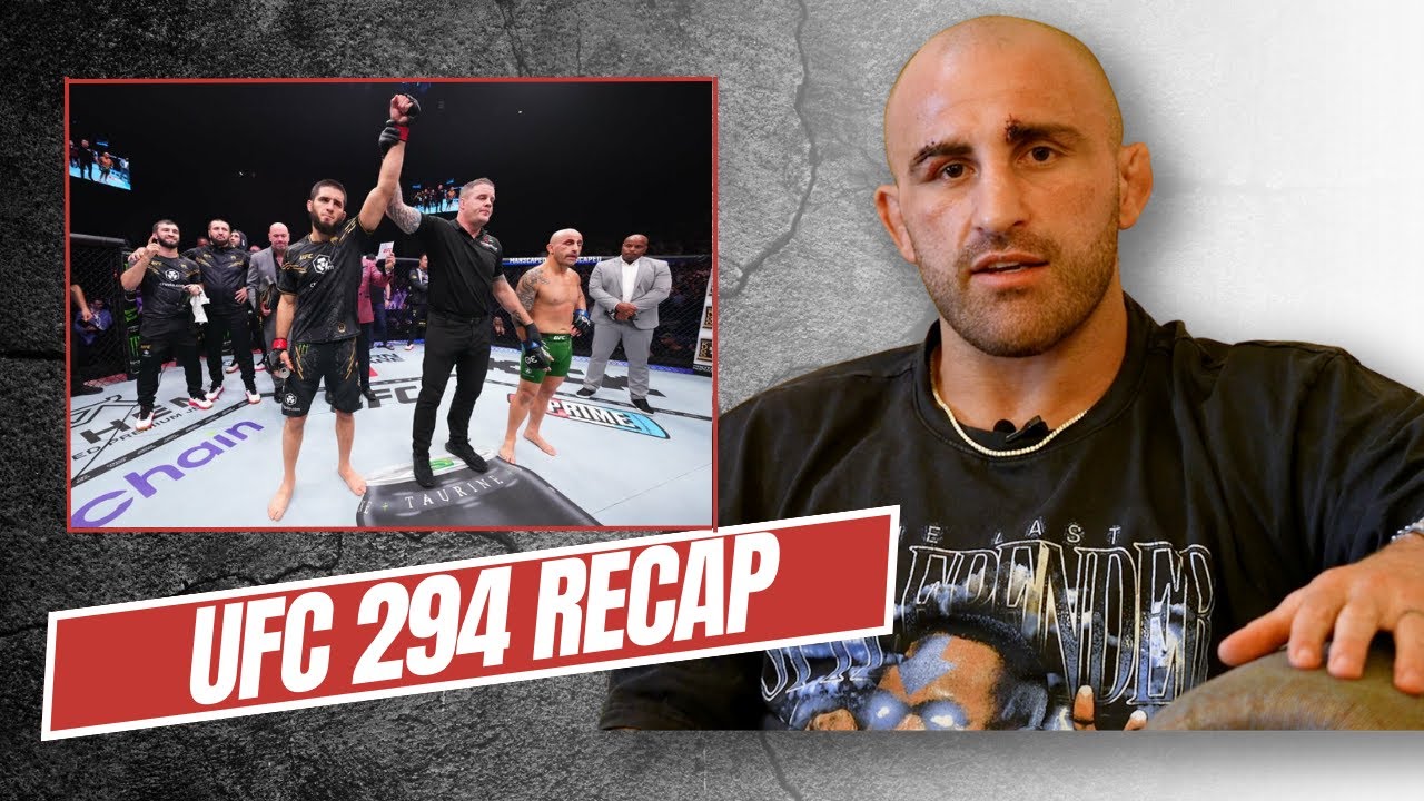 Alexander Volkanovski's Recap of UFC 294 Loss to Islam Makhachev - YouTube