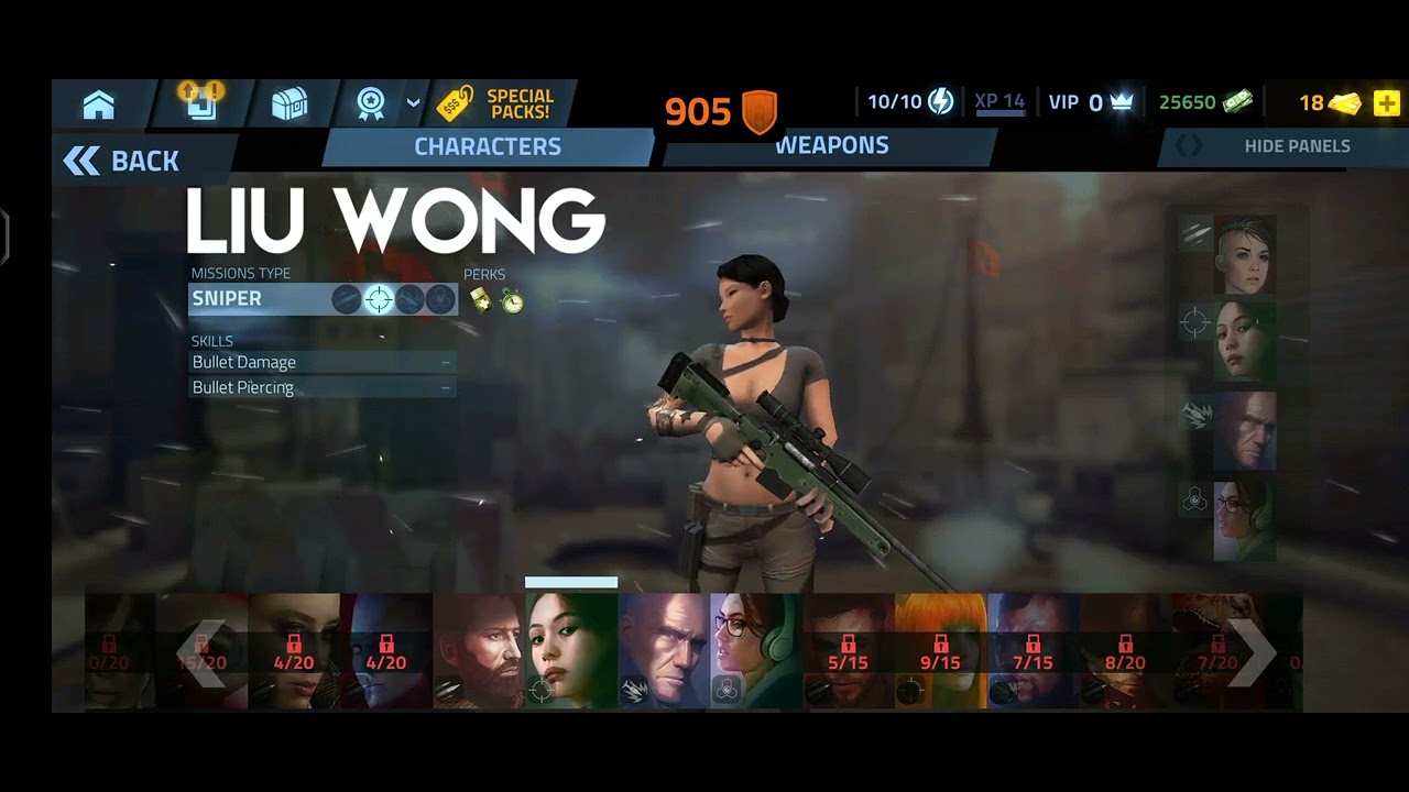 How to change character and weapons in Cover fire - YouTube