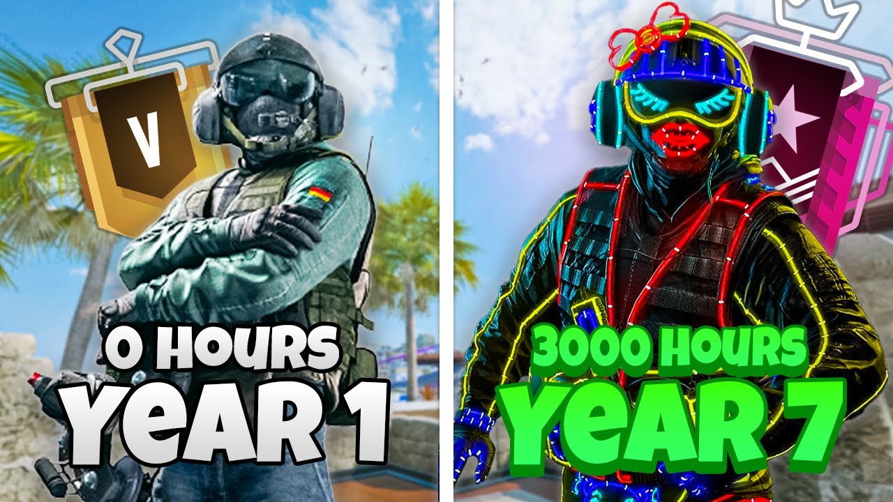 What 7 Years Of Playing Jager Looks Like In Rainbow Six Siege - YouTube