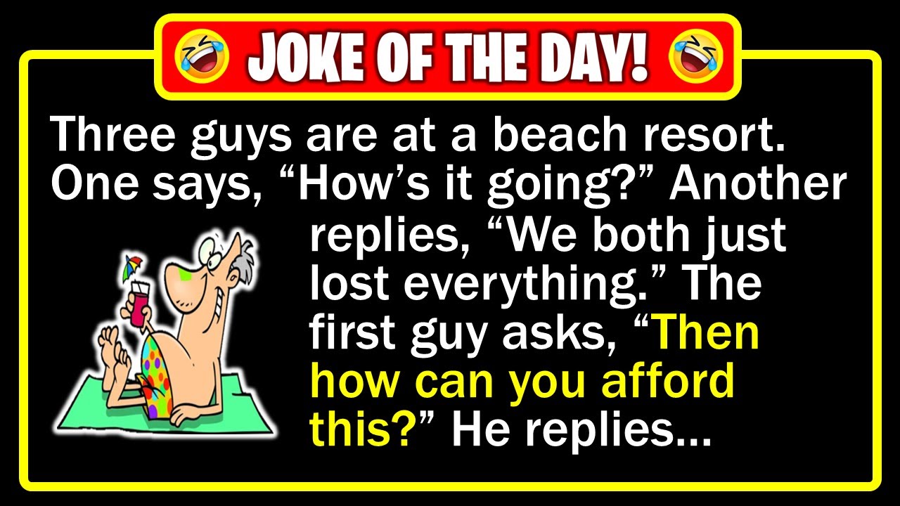 🤣 BEST JOKE OF THE DAY! - When tragedy leads to paradise, questions ...
