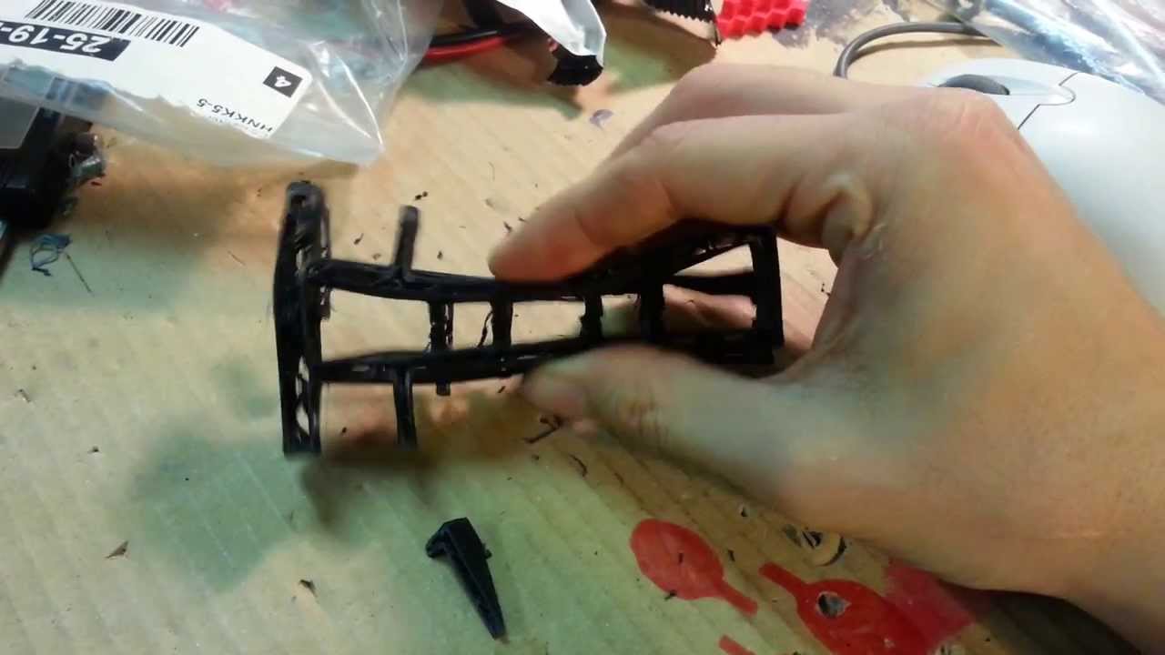 3d printer fail. Full delamination of abs. - YouTube
