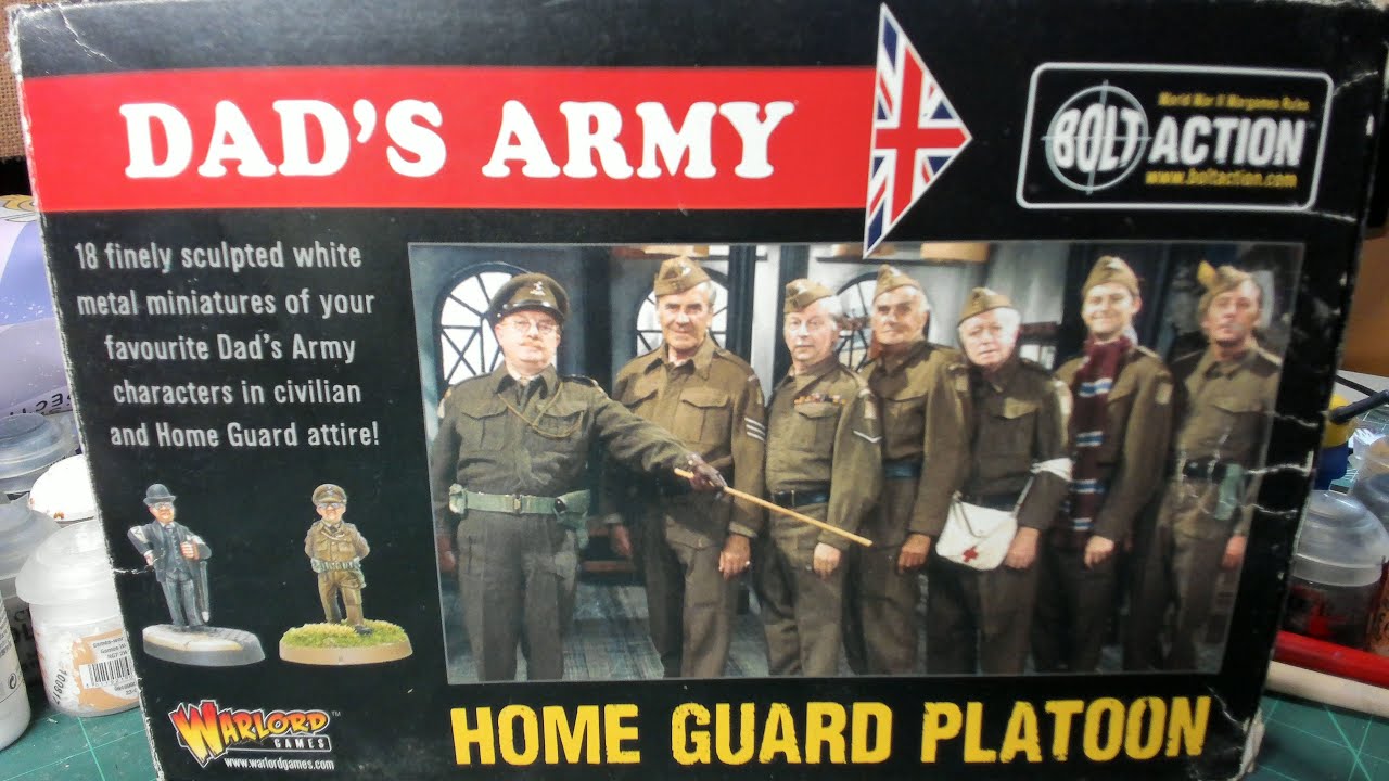 Dad's Army Bolt Action Home Guard Platoon Box By Warlord Games, Box ...