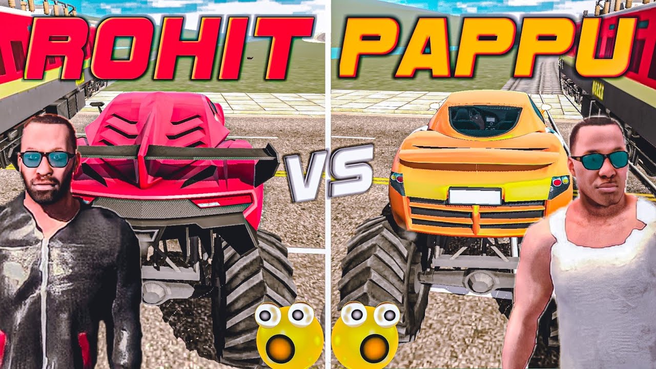Rohit😎 Vs Pappu😈 Car Race Story😅 In Indian Bikes°driving 3d Tarzan Car ...