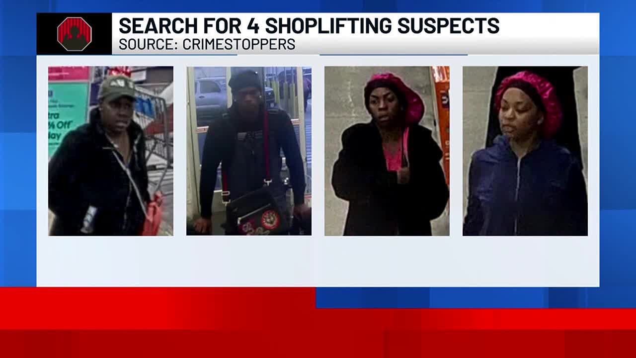4 sought in Troy shoplifting investigation - YouTube